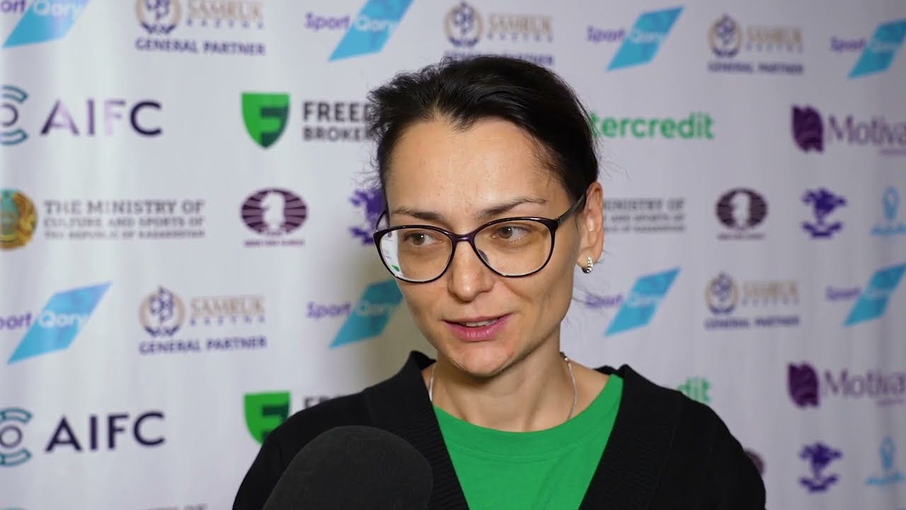 Interview with GM Alexandra Kosteniuk | Astana WGP | Round 3