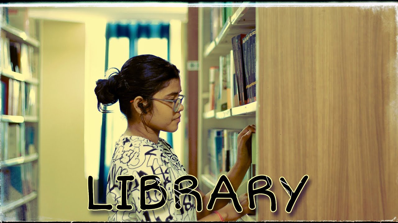 Reading a Book | Library B-Roll | Cinematic Sequence | EOS 90D