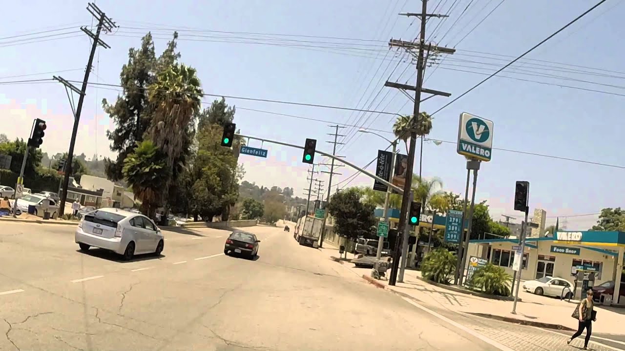 Biking from the Shakespeare Bridge to the Hyperion Bridge - Los Feliz - June 2015