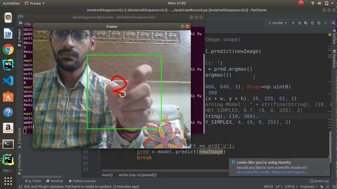 Digit Recognizer Opencv MNIST