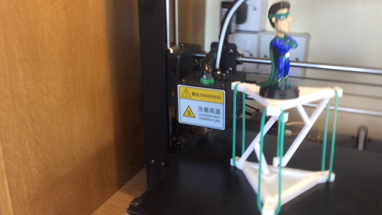 Mr N’s Impossible Table - a 3D-printed ‘tensegrity’ structure.