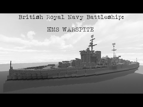 HMS Warspite Minecraft Map