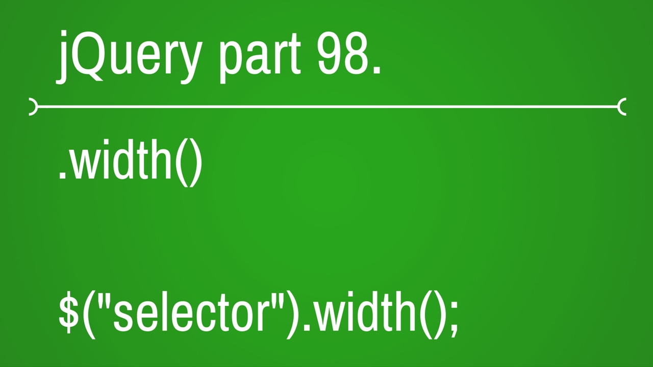 jquery width function - part 98