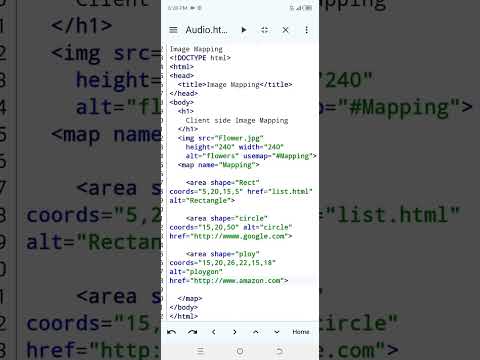 Simple Image Mapping in html #imagemap #html