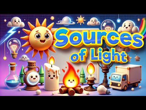 Sources of Light | Where does light come from ? | Natural sources