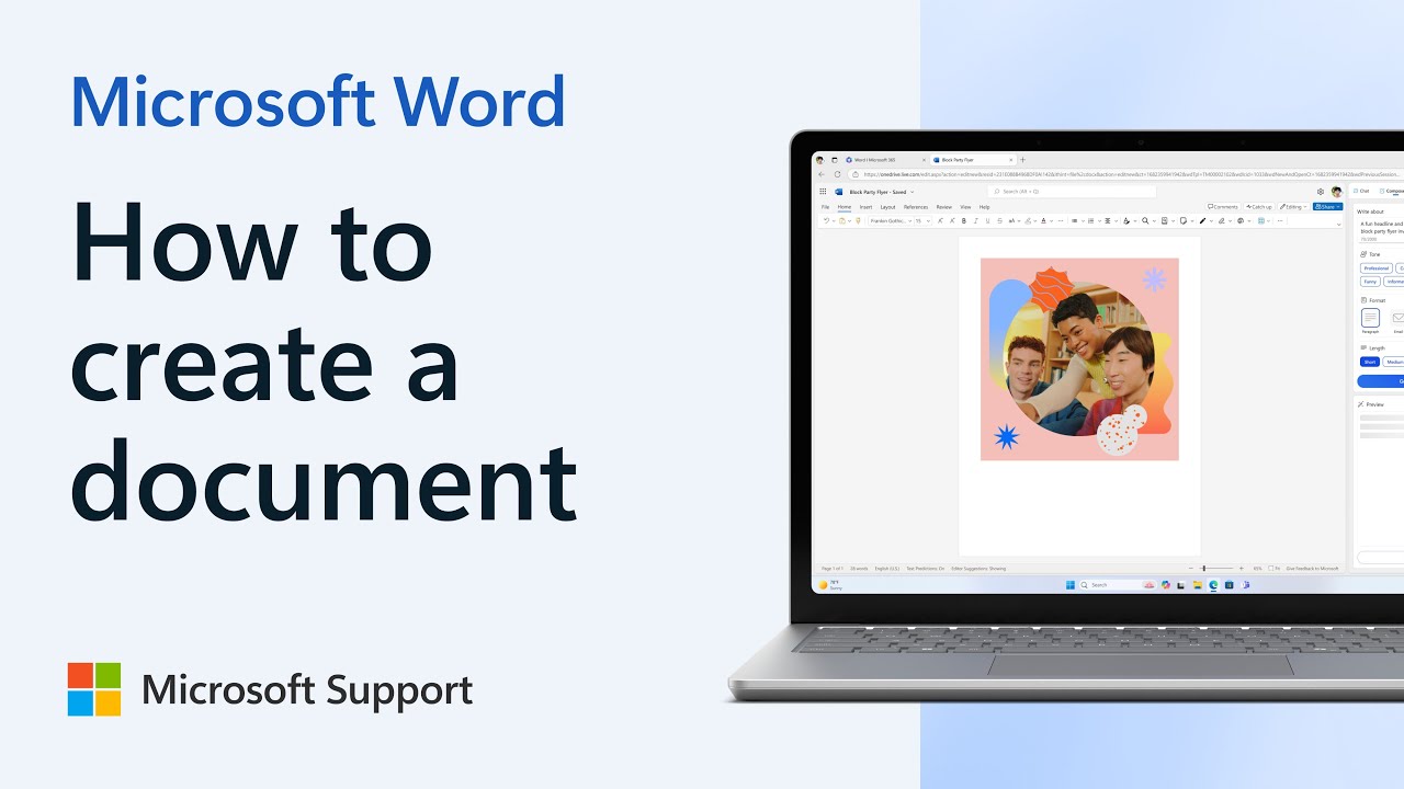 Create a new Word document | Microsoft