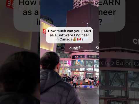 Software Engineer Salary in Canada | Comp Sci salary in Canada 2024 #canada #shortvideo #shorts