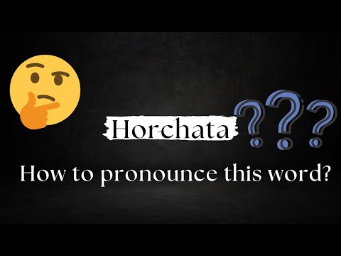 Pronounce Horchata, Cluster, and Malinger - The right way!