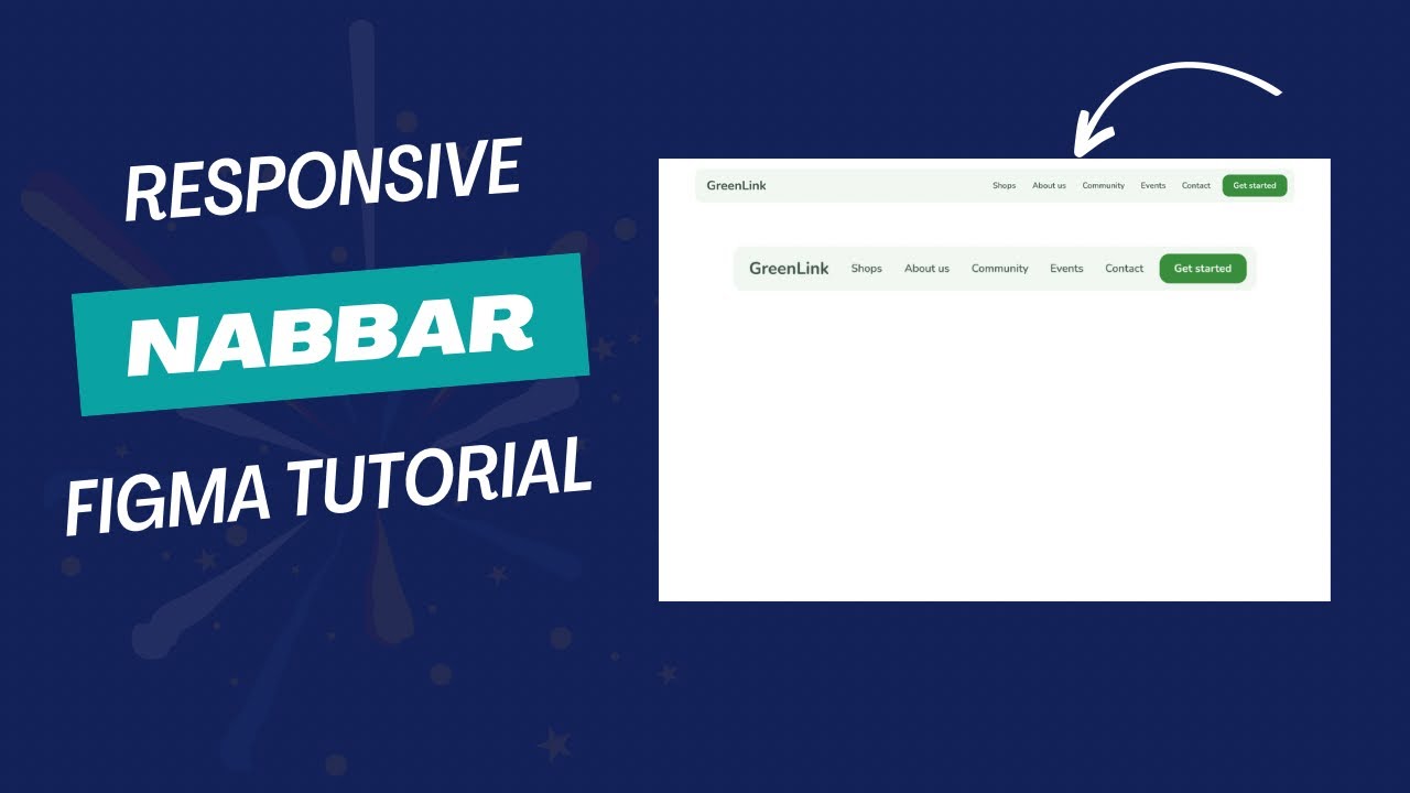 Responsive website navbar “FIGMA TUTORIAL”