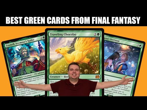 BEST GREEN COMMANDER CARDS FROM FINAL FANTASY! | Set Review