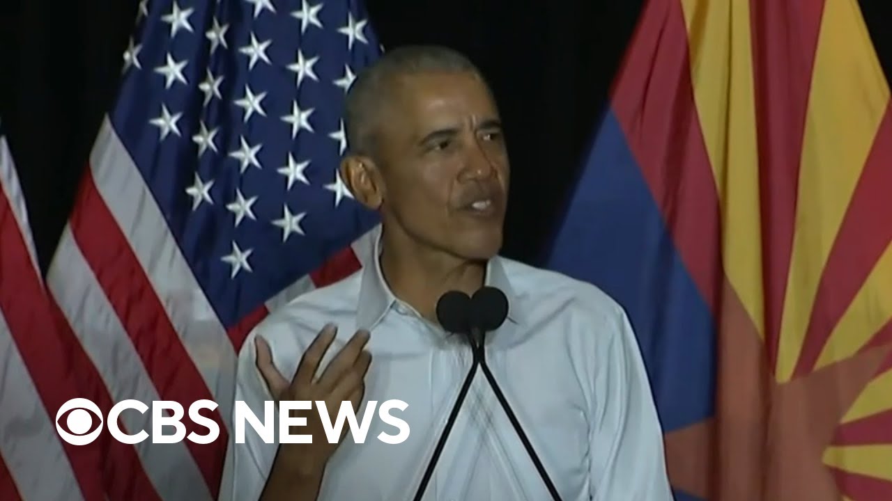 Biden and Obama warn about threats to democracy ahead of midterm elections