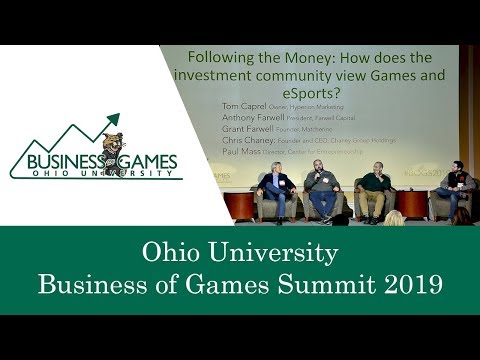 Ohio University Business of Games Summit 2019 — Investing