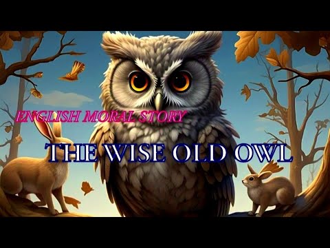 THE WISE OLD OWL - English moral story, English kid's story, English children's story
