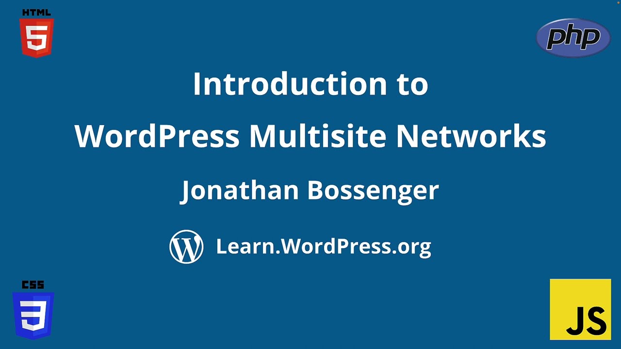 Introduction to WordPress Multisite Networks