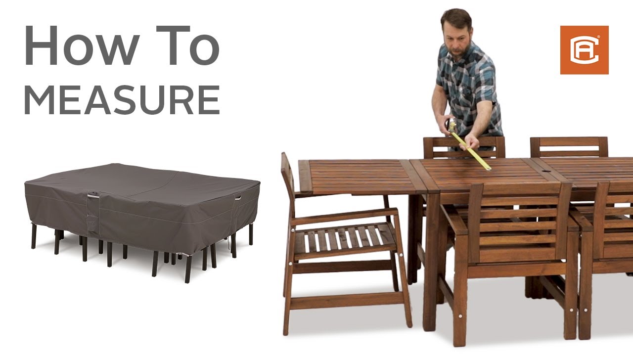 How to Measure: Table and Chairs