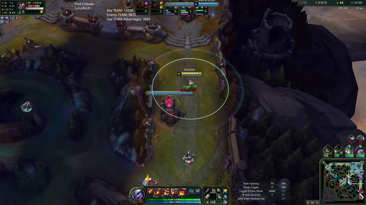 Hanbot 20/2 Tristana DanZAIO Lol script