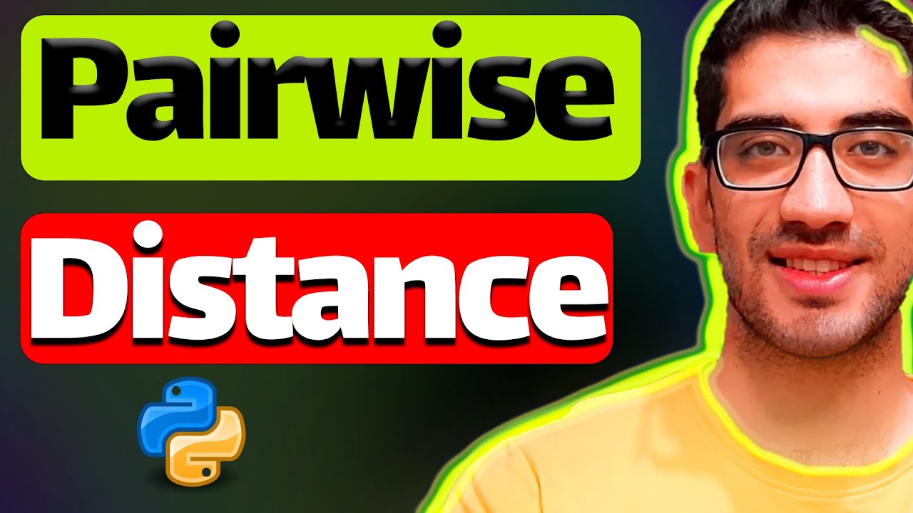 Pairwise Distance Matrix in Python (Sklearn & SciPy) (Euclidean & Manhattan)