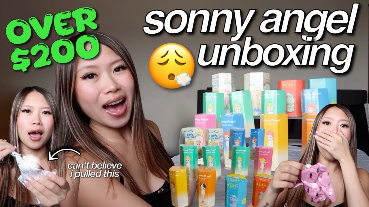 HUGE Sonny Angel Haul + Unboxing | Rainy Day series, Marine series, Vegetable series & MORE!!