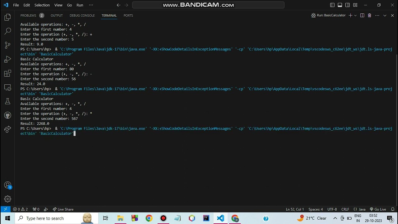 Basic Calculator using Java | With Source Code | Internship Task | Mastering Java | Java Projects