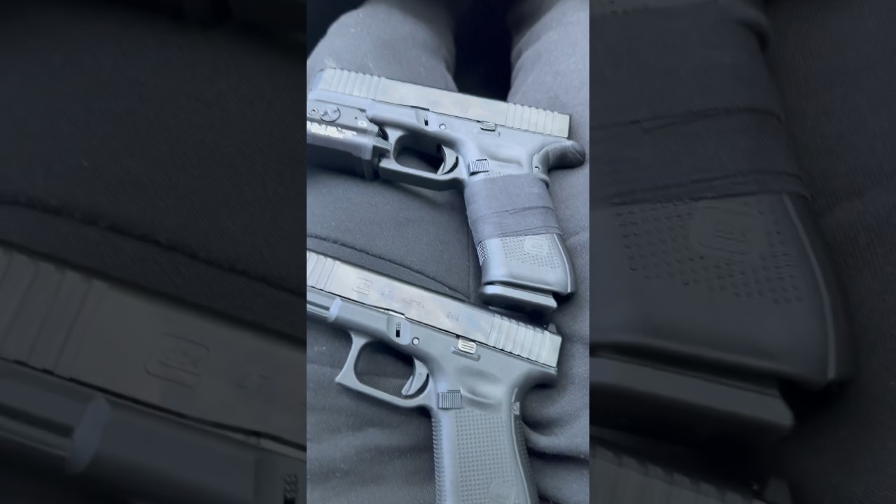 Glock 19 gen 5 & Glock 47 slide swap = Glock 19L & Glock 45 🔥🔥 #edc #glock