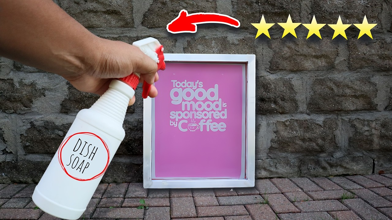 How to Burn Your Own Screens from Home: Screen Print Tutorial