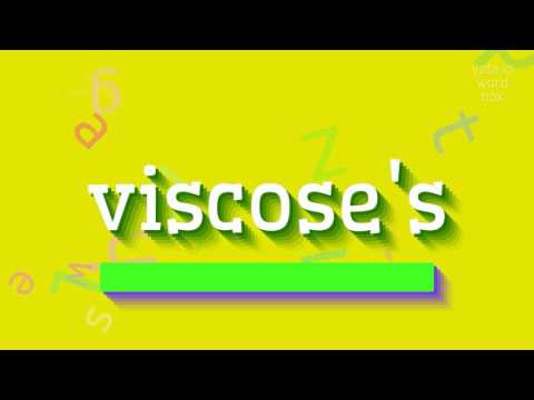 How to say "viscose's"! (High Quality Voices)
