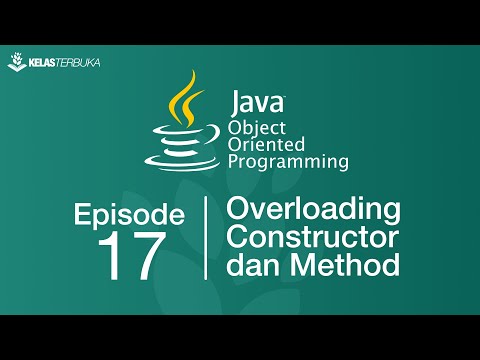 Learn Belajar Java OOP 17 Overloading Constructor dan Method - Mind Luster