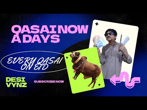 Every Qasai on Bakra Eid || Qasai Now a days || Eid 2025 || DESI VYNZ || #comedy @m_i_x_2 @MrBeast