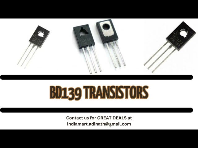 Transistors - BD139 POWER TRANSISTOR Trader - Wholesaler / Distributor ...