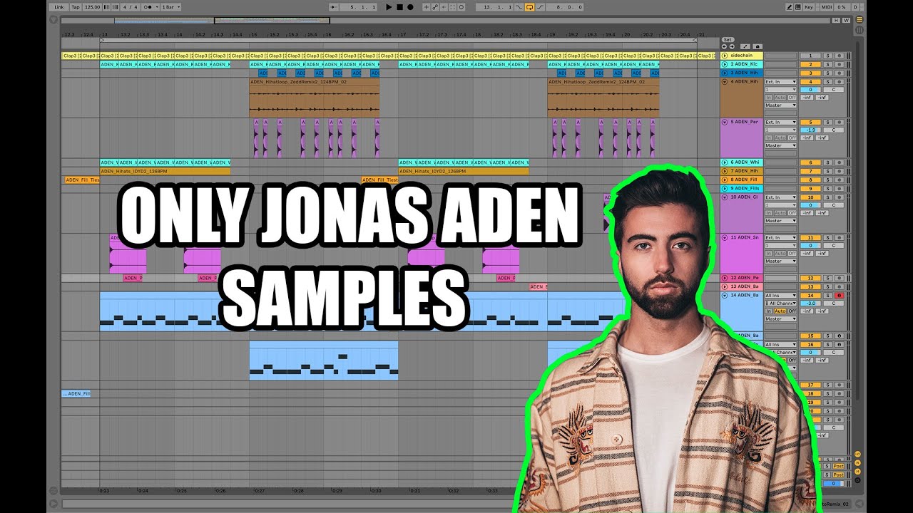 Making a track ONLY using JONAS ADEN samples! (Challenge)
