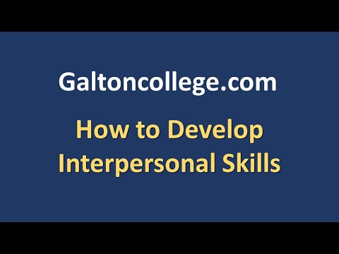 How to Develop Interpersonal Skills