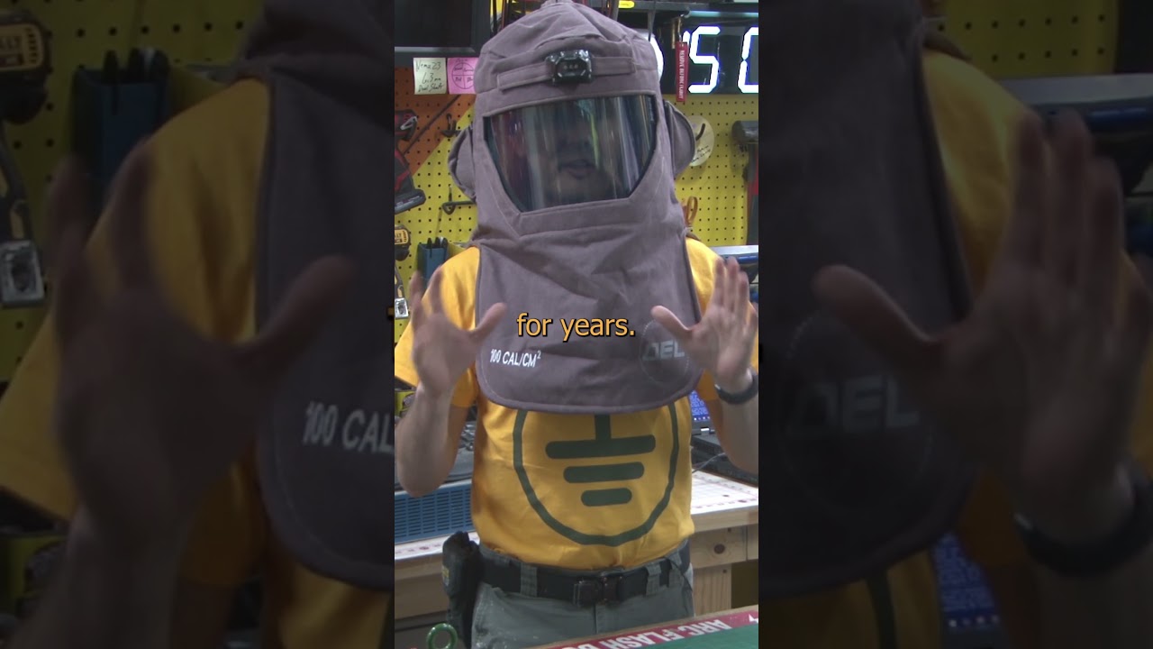 Flashy Suit #engineering #comedy #chrisboden #arcflash #safety #calorie #joule #arc #flash #science