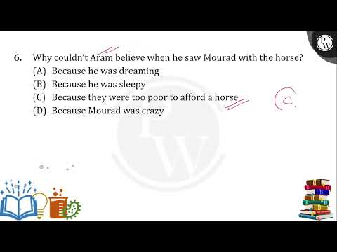 Why couldn’t Aram believe when he saw Mourad with the horse?....