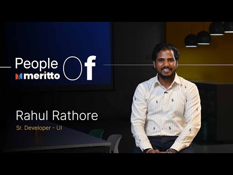 The Story of Rahul Rathor | #PeopleOfMeritto