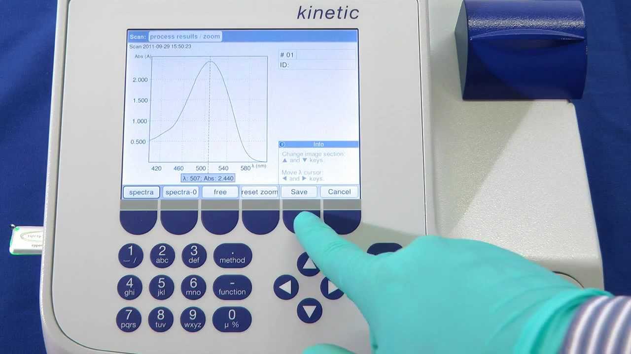Easy UV-VIS spectrum analysis with the Eppendorf BioSpectrometer®