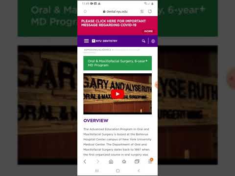 NYU-OMFS Program Website Review Ep1