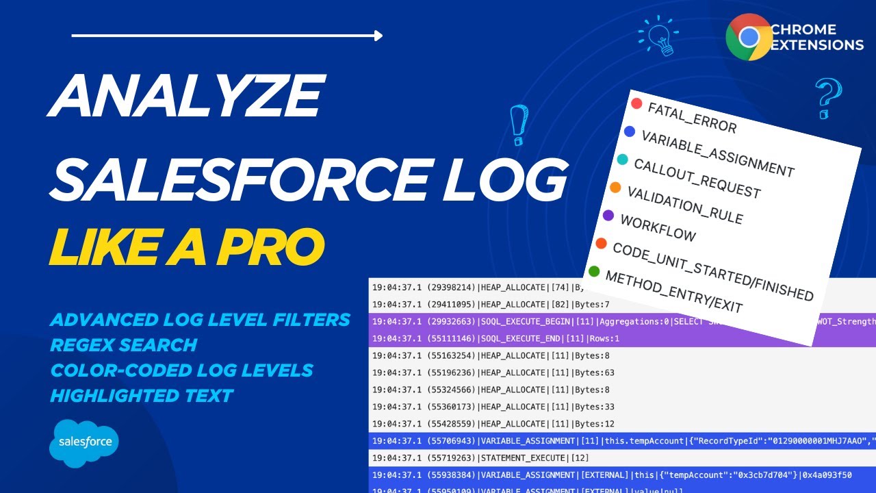 Analyse Salesforce Debug Log like a Pro. Advanced Log Analyser Plugin