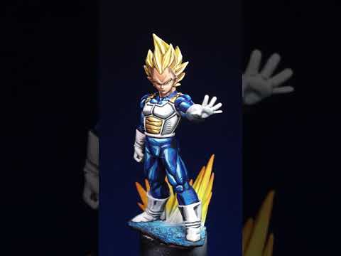 VEGETA 3d printed and painted like ANIME #shorts