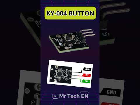 What is it KY-004 BUTTON #arduino #esp32 #esp8266 #sensor