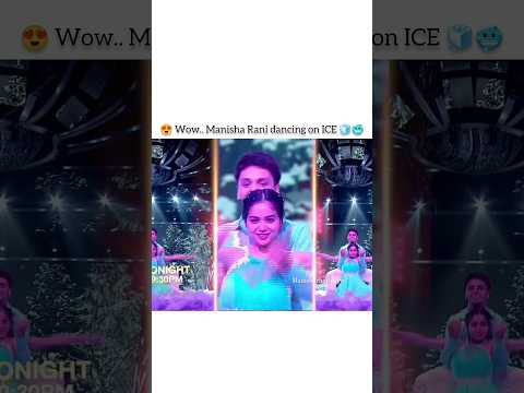 Manisha rani dance 💙 Jhalak dikhla jaa new promo #shorts #viral #mainagarkahoon #manisharani #dance
