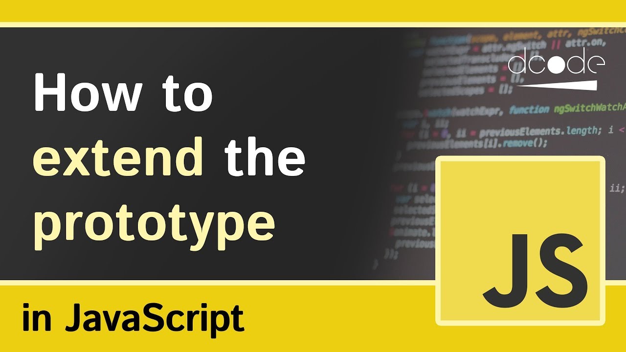 Javascript Tutorial - Extending the Prototype