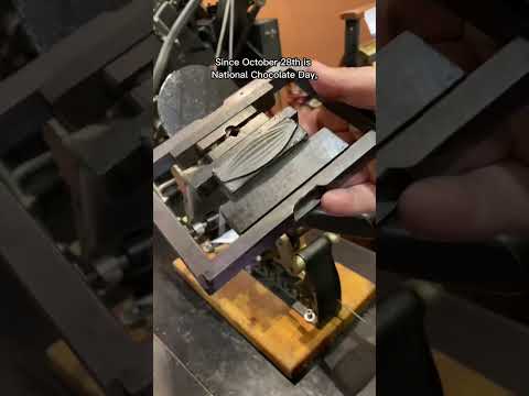 Printing in chocolate brown ink for National Chocolate Day (October 28)