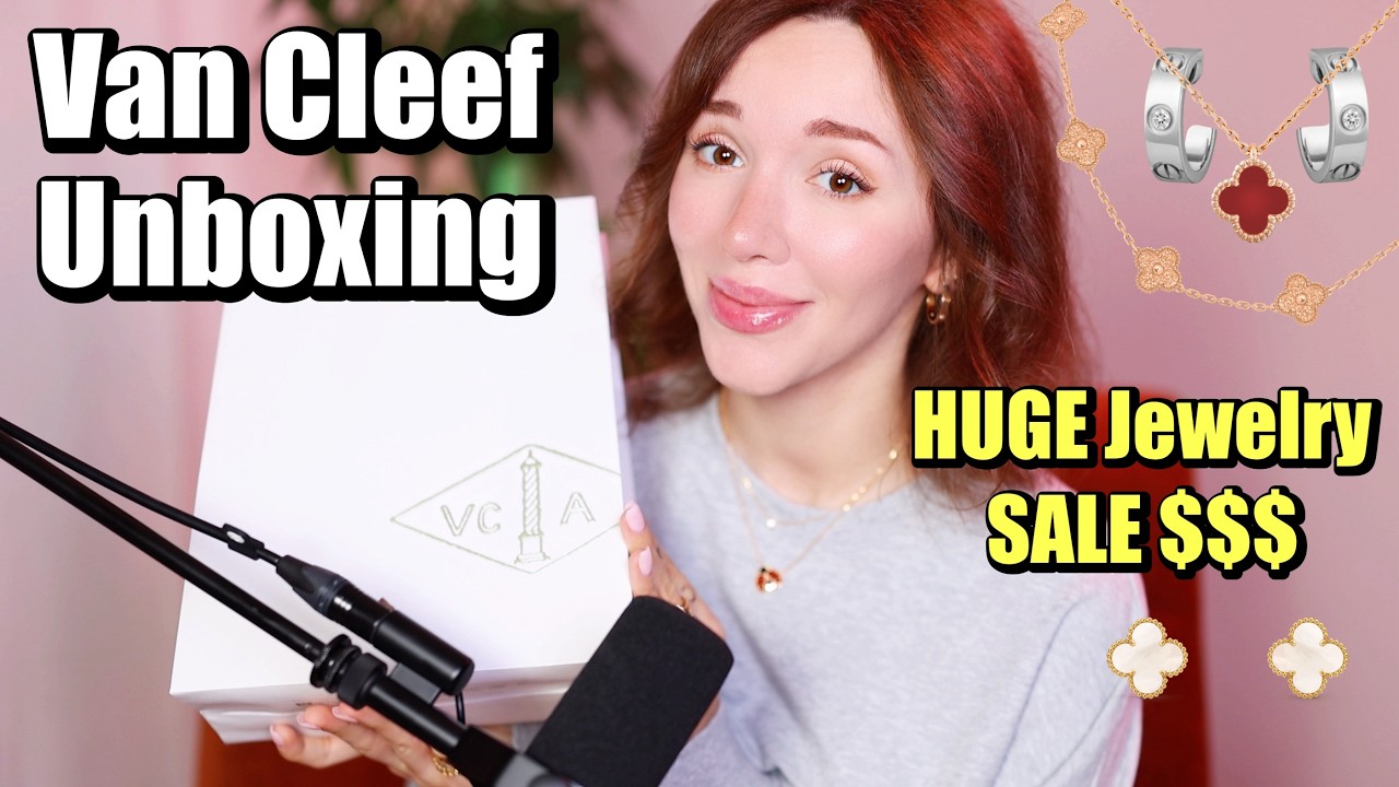 Van Cleef Unboxing & HUGE Jewelry Sale ft. Cartier & Van Cleef