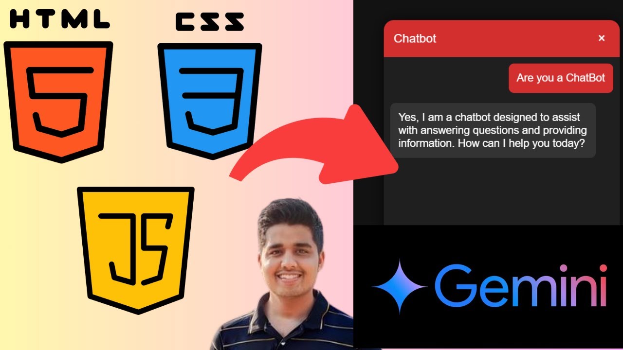 Build a FREE HTML, CSS, & JS ChatBot with Gemini in 2026