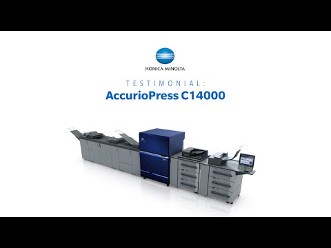 Testimonial: Konica Minolta’s AccurioPress C14000