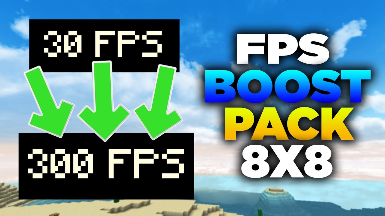 İDDALI FPS BOOST PACK ( 8x8 ) - minecraft