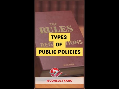 5 Types of Public Policy Explained? #publicpolicy #policy