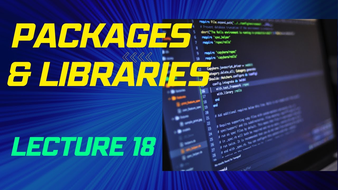 Lecture 18. Packages and Libraries ||#arraysinjava #java  #JavaProgrammingTutorial #corejava