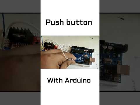 push button with Arduino #arduinoproject