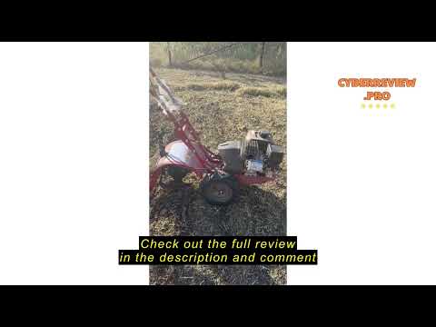 Review EARTHQUAKE Victory Rear Tine Tiller, Powerful 209cc 4-Cycle Viper Engine, Rugged Bronze Gear